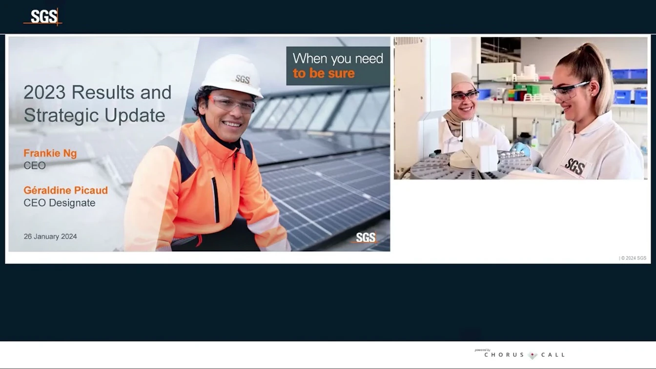 SGS 2023 Full Year Results and Strategic Update | SGS China