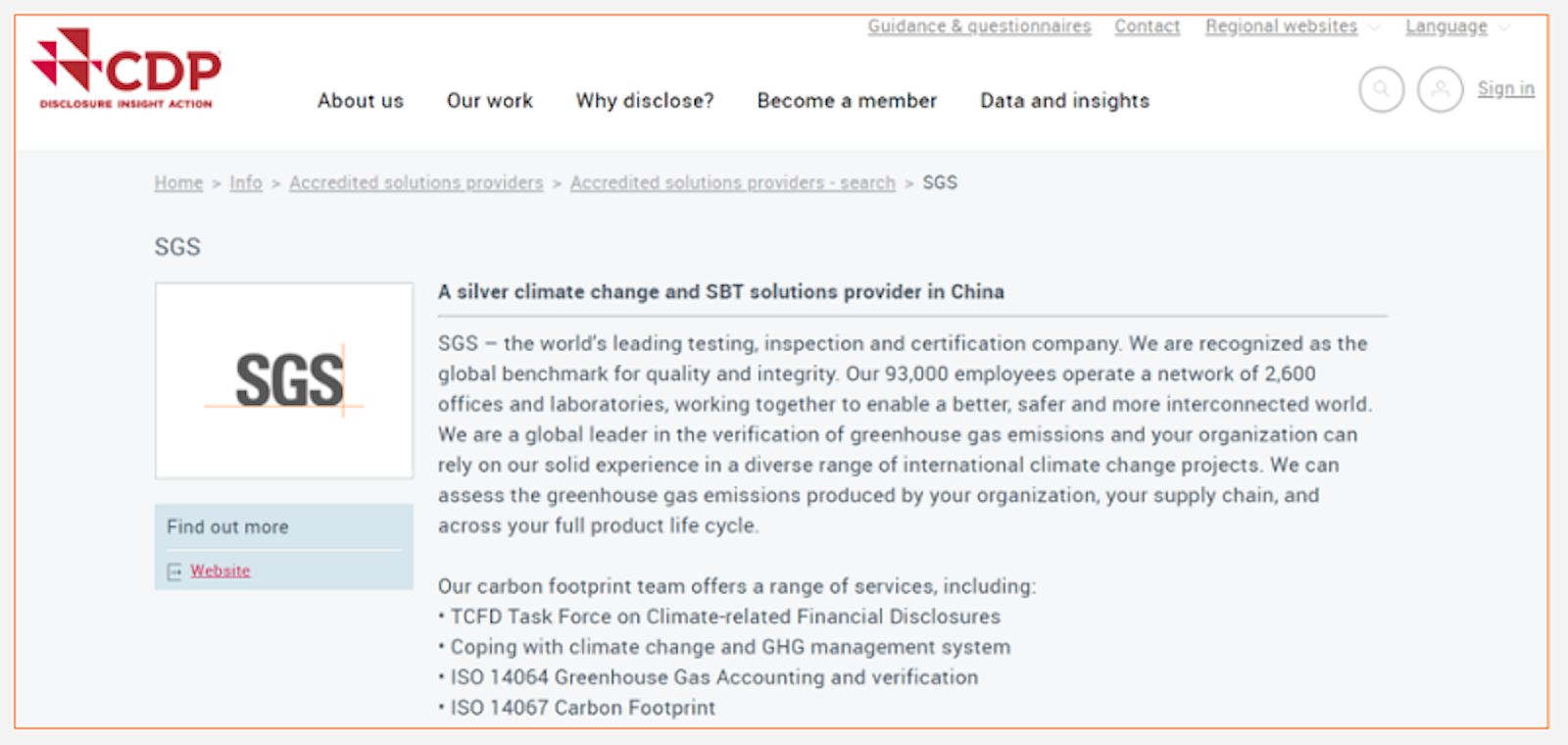 2022年度CDP评分公布 企业如何提升环境表现 | SGS China